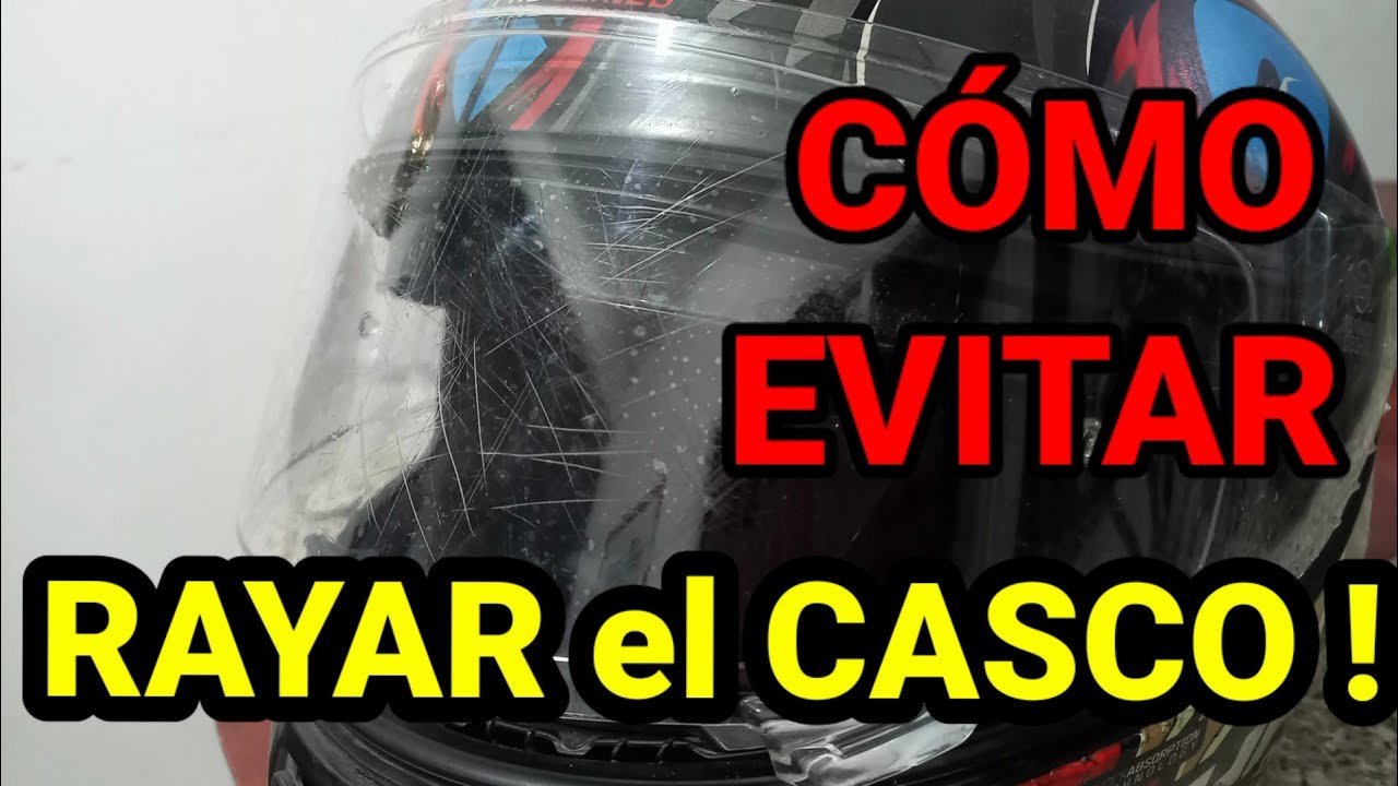 Cómo evitar que se raye el casco 🤑 【 chollomoto.com